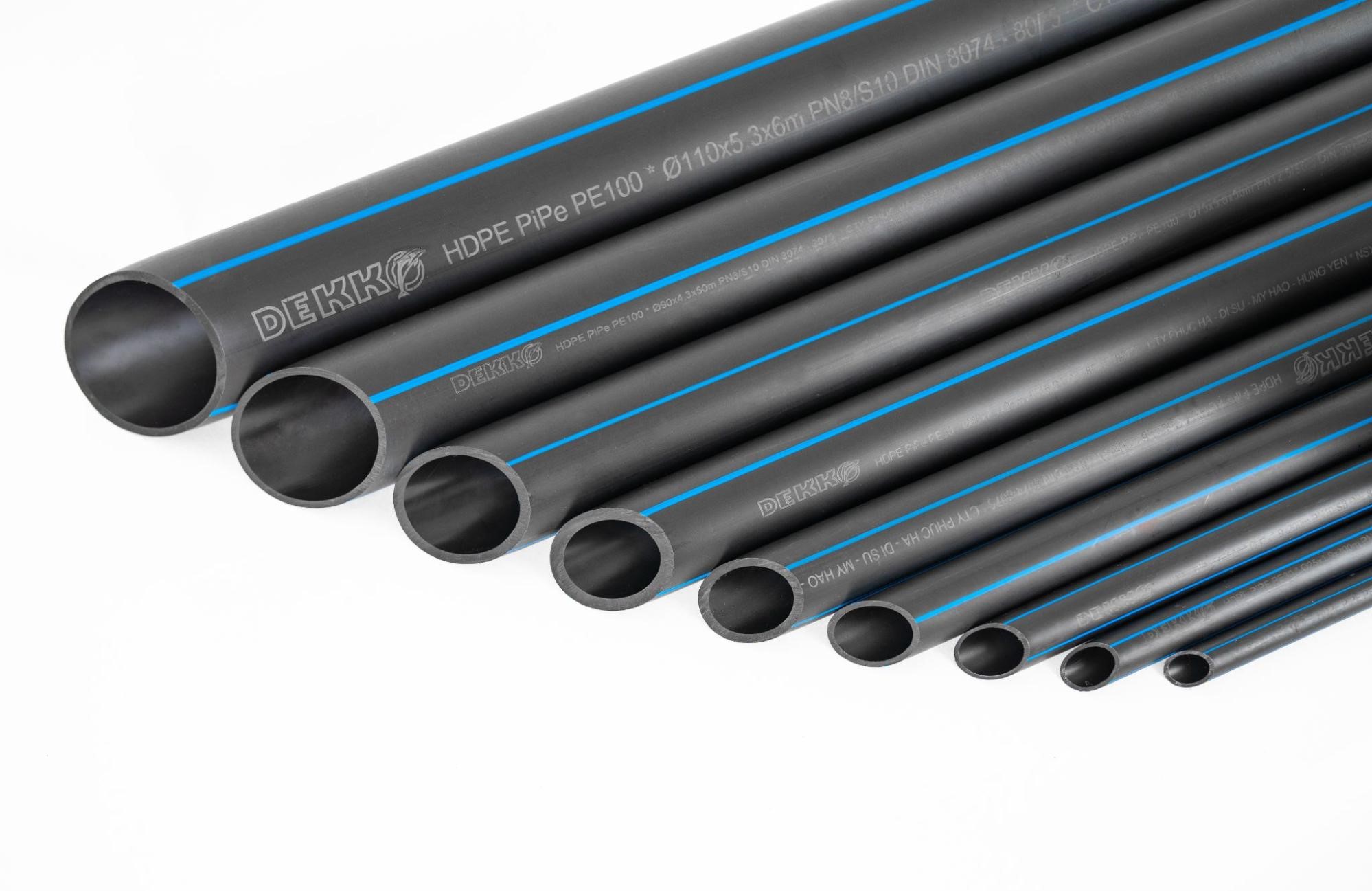 Các loại ống HDPE phổ biến được ưa chuộng hiện nay